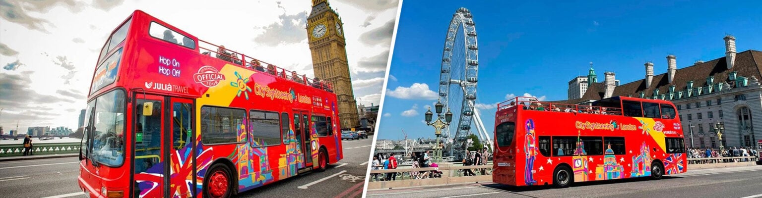 City Sightseeing London – Hop on Hop off - AttractionTix